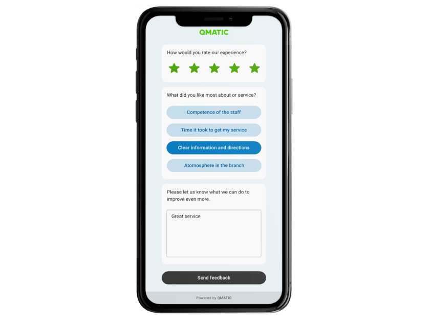 Customer Feedback System — Qmatic